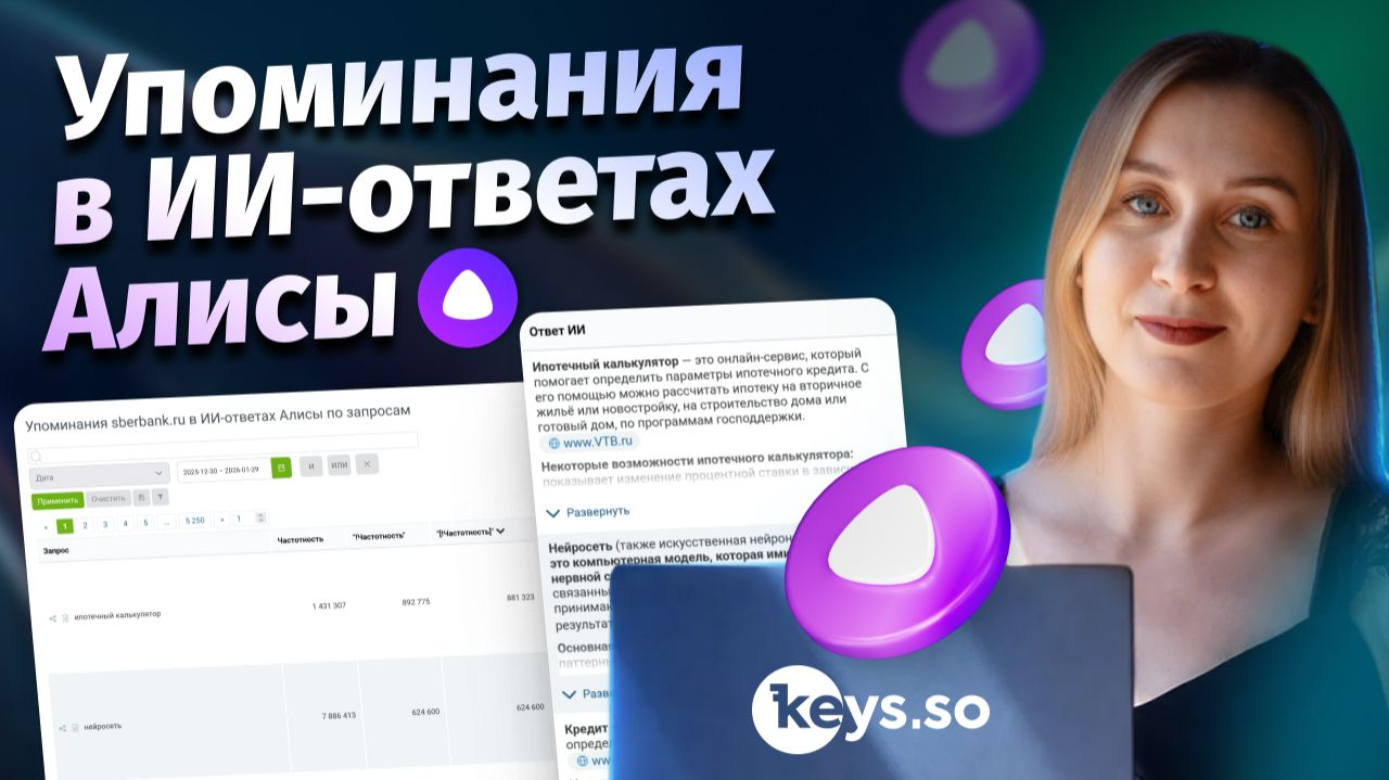 Как мониторить упоминания сайта в Яндекс Алисе?