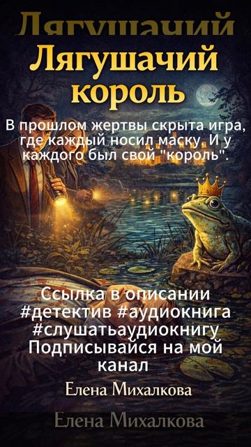 Елена Михалкова  Лягушачий король  #детектив #аудиокнига #слушатьаудиокнигу
