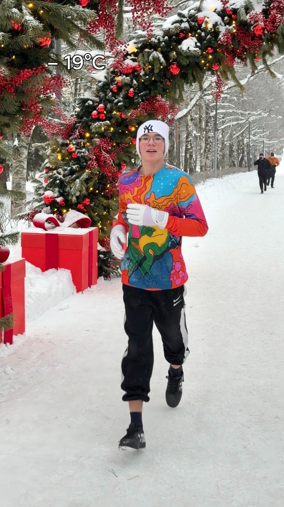 "5 вёрст Вернадского”, Москва. –19°C ❄️