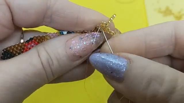 Оленёнок ВАЛЕНТИН Кирпичные плетение Часть 2 из 4 от Светланы Литвиновой.