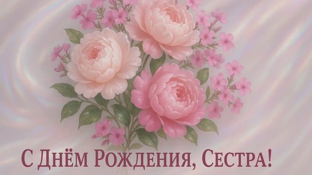 С Днём рождения, сестра!