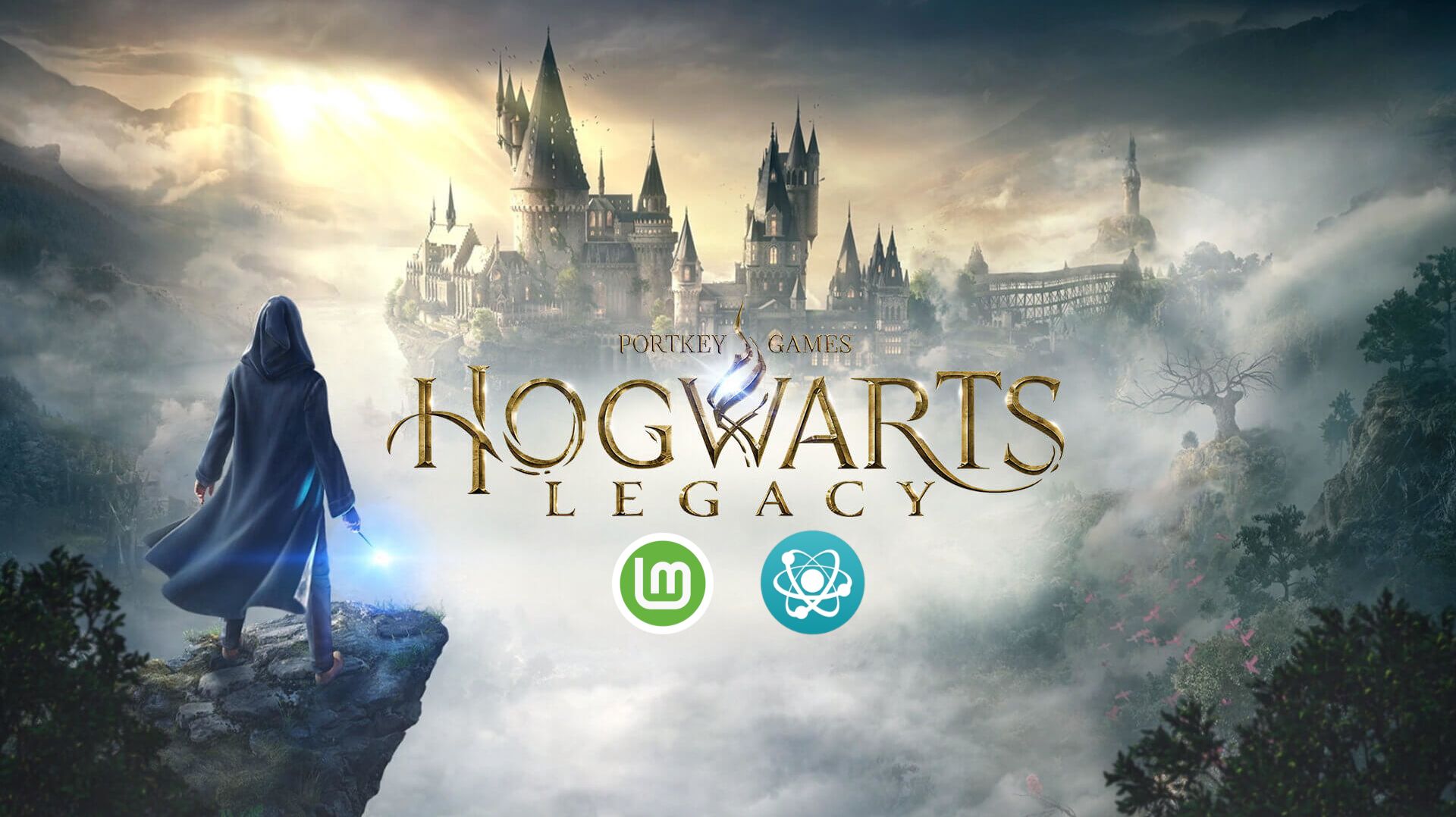 Hogwarts Legacy. Linux Mint 22. PortProton. Геймплей, без комментариев.