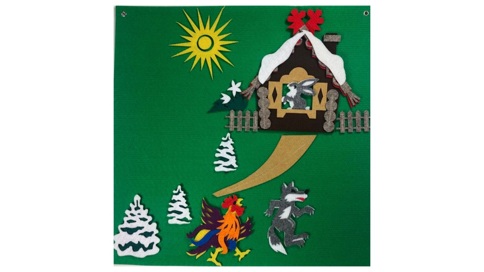 Игра театр-сказка для детей 3+ "Лиса и заяц"