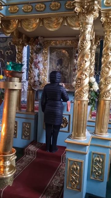 Икона Божией Матери в Успенском соборе в Костроме