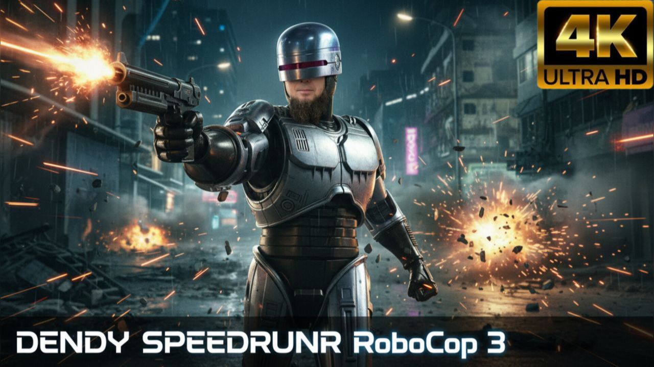 RoboCop 3►Мировой рекорд(5m 05с 700мс)►Обзор на Speedrun►NES