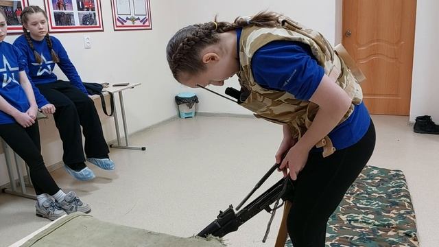 Соревнования по разборке-сборке МАК -  Сопкова Анастасия