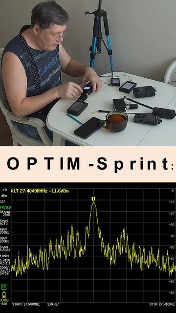 Мощность модулированного сигнала- полезная мощность в рациях OPTIM-Sprint и Штурман-230М3 #cb #рации