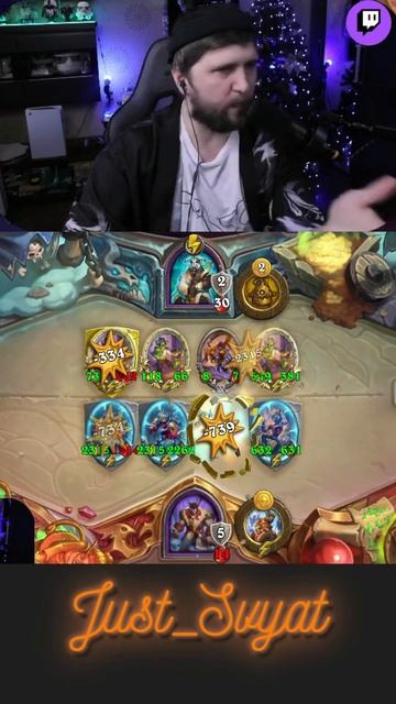 Мехи VS Пираты #hsbg  #just_svyat #heartstone #хартстоун #стрим
