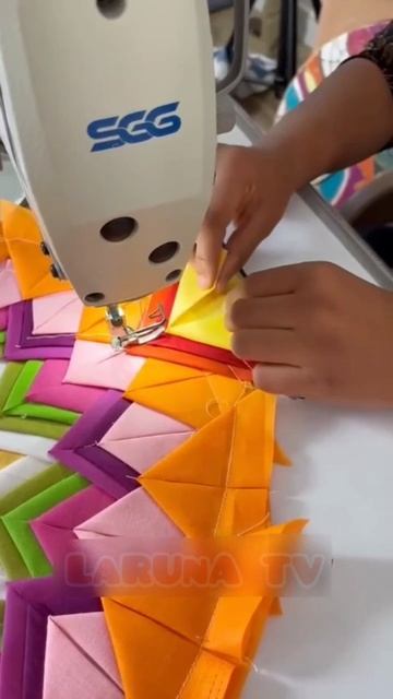 "Цветок лотоса" (пэчворк). Вариант 2-й.