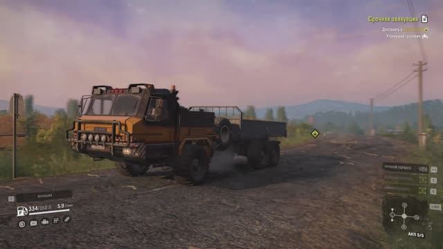 SnowRunner __  ПАШНИ_Срочная эвакуация