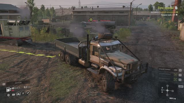 SnowRunner __  ПАШНИ_Силы природы