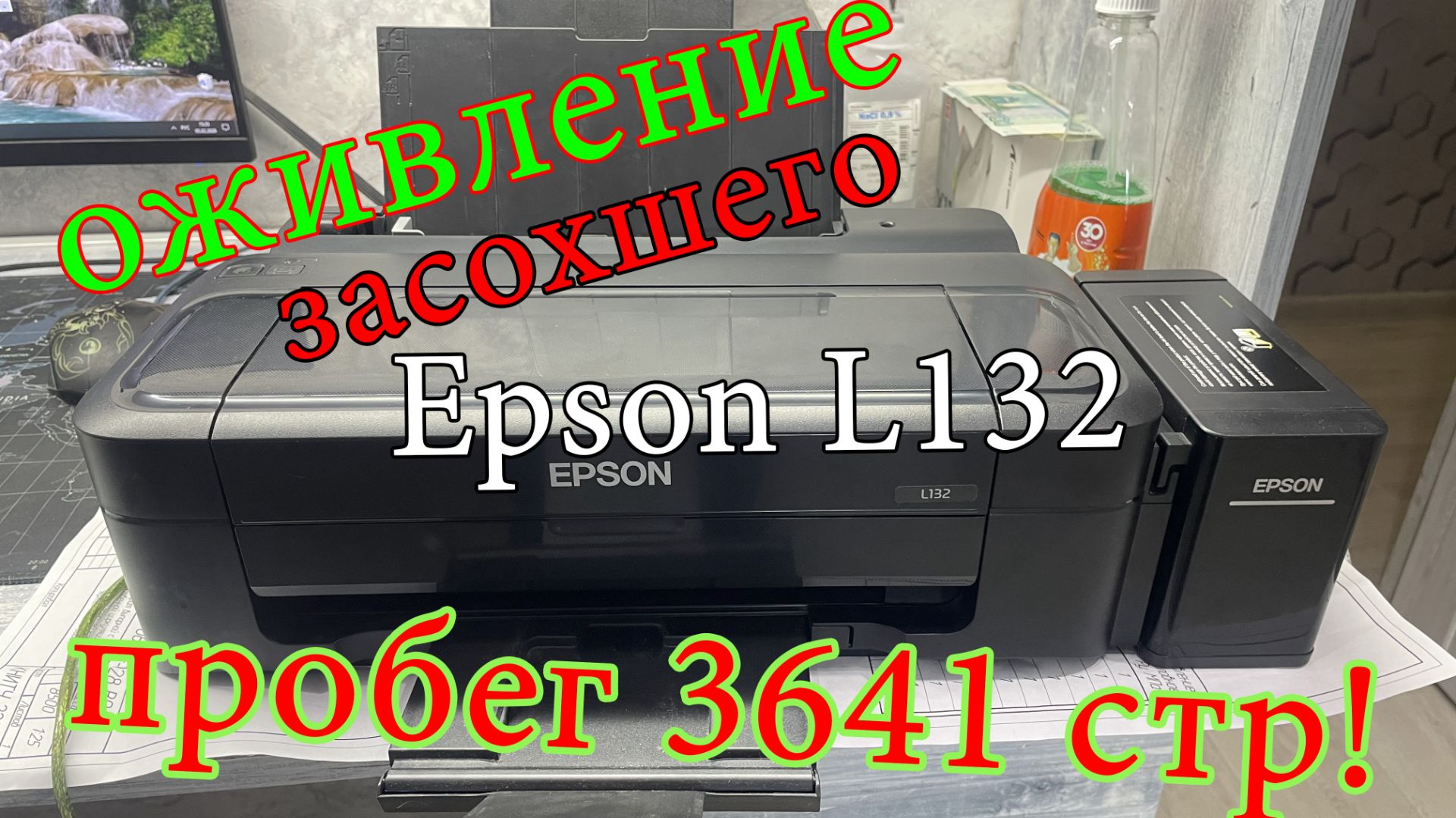 оживление засохшего Epson L132