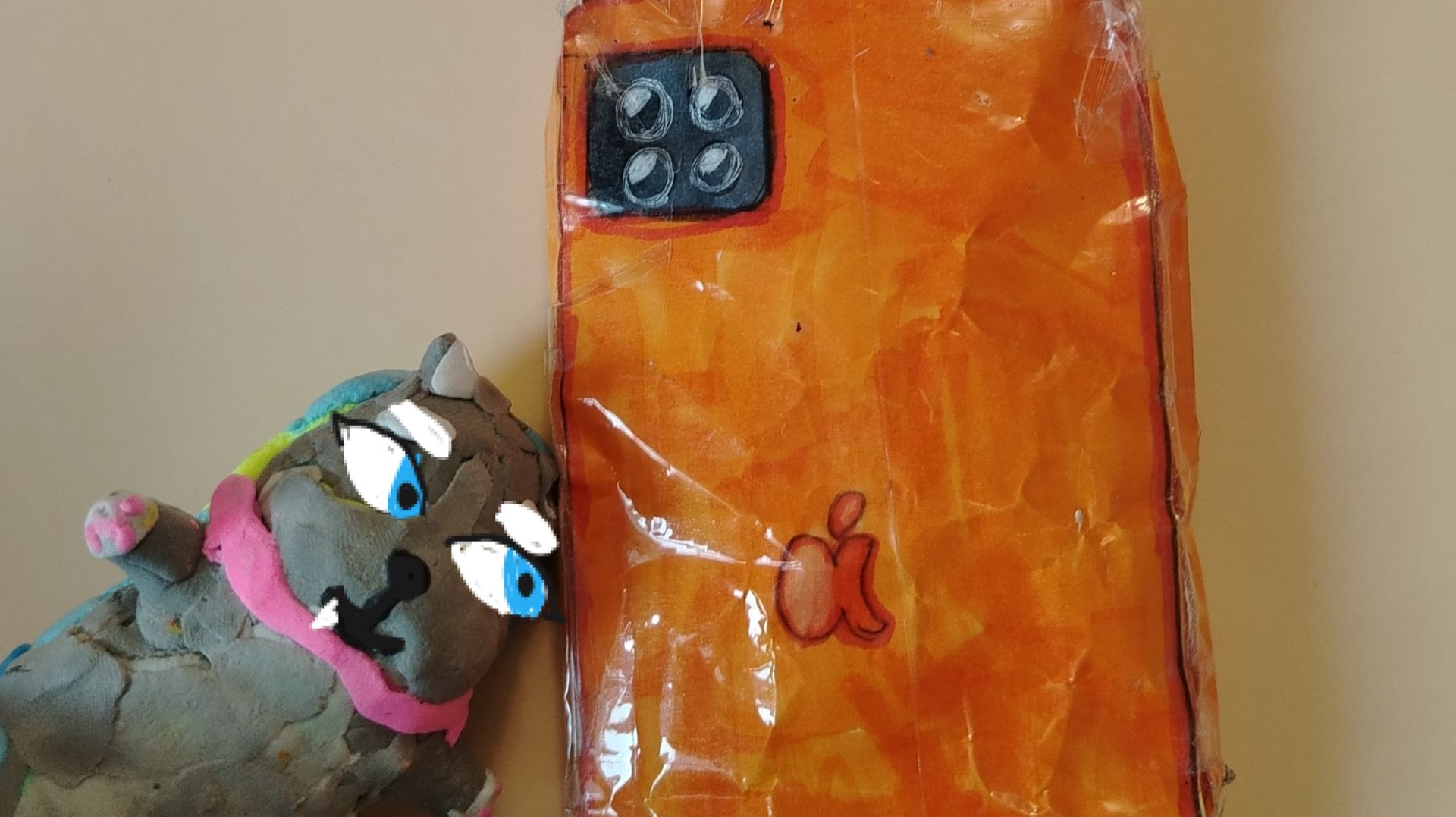 Как сделать айфон из бумаги своими руками! И собака Хаска!