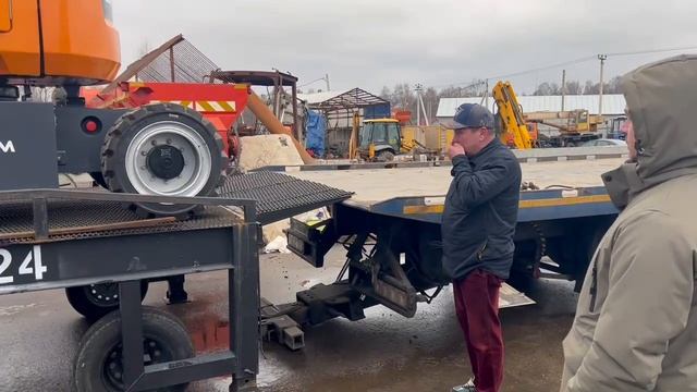 Отгрузка электрического коленчатого подъёмника с рабочей высотой 16 м