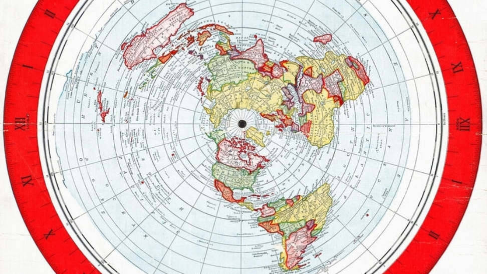 Карта плоской Земли Александра Глисона 1892 г и рассказы масонов про тайны вселенной. 👆🧭🧲🧐😲
