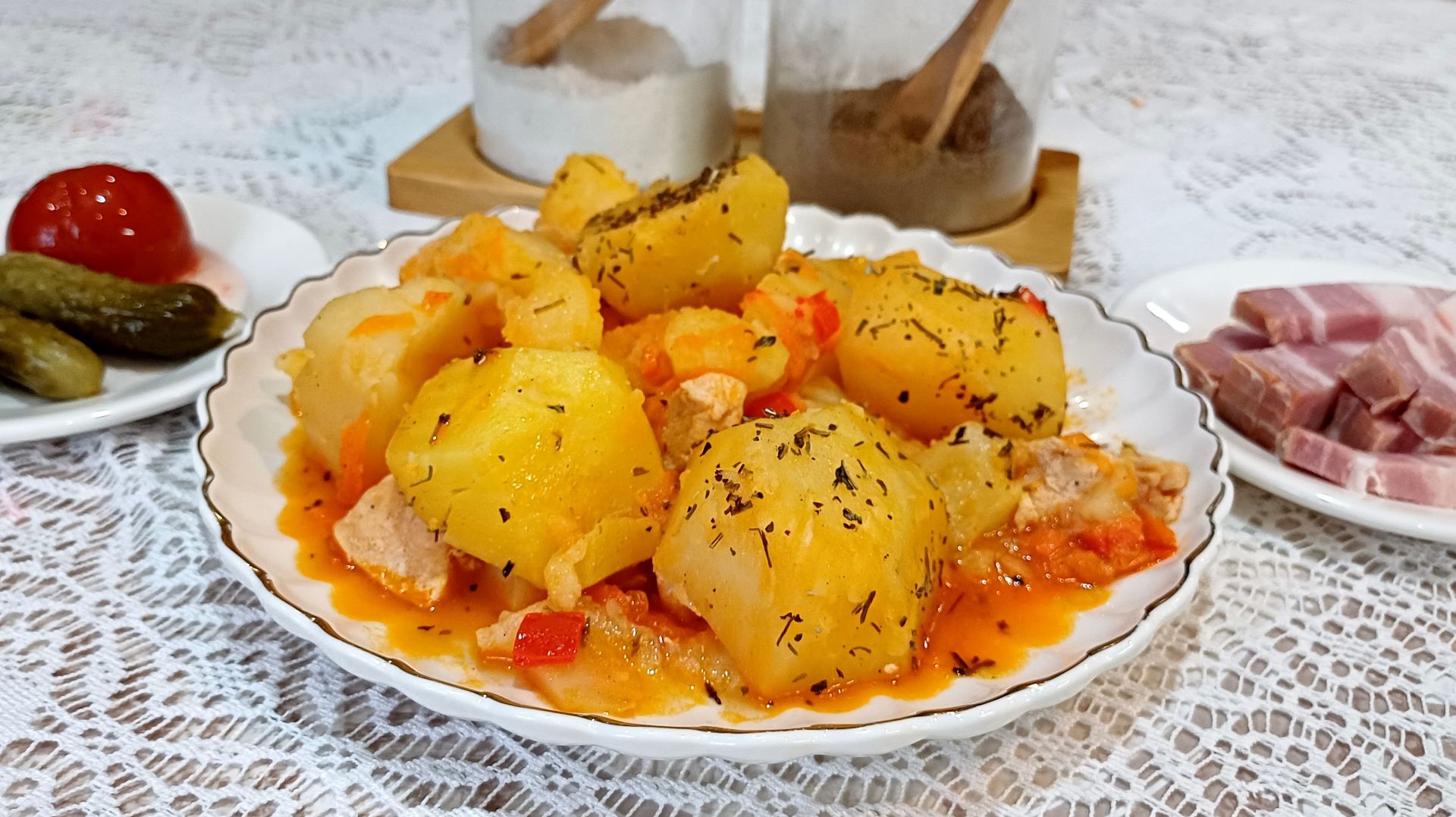 Мой ХОДОВОЙ Рецепт!!! Картошечка ТУШЕНАЯ с Мяском!!!👏🏻👏🏻👏🏻