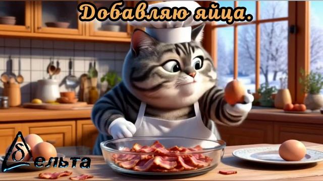 Рецепты от кота-Маркиза. Паста в соусе Карбонара.