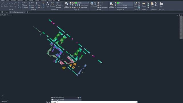курс по архвизу, Глава 1: урок 11 - Подготовка DWG, Цветники