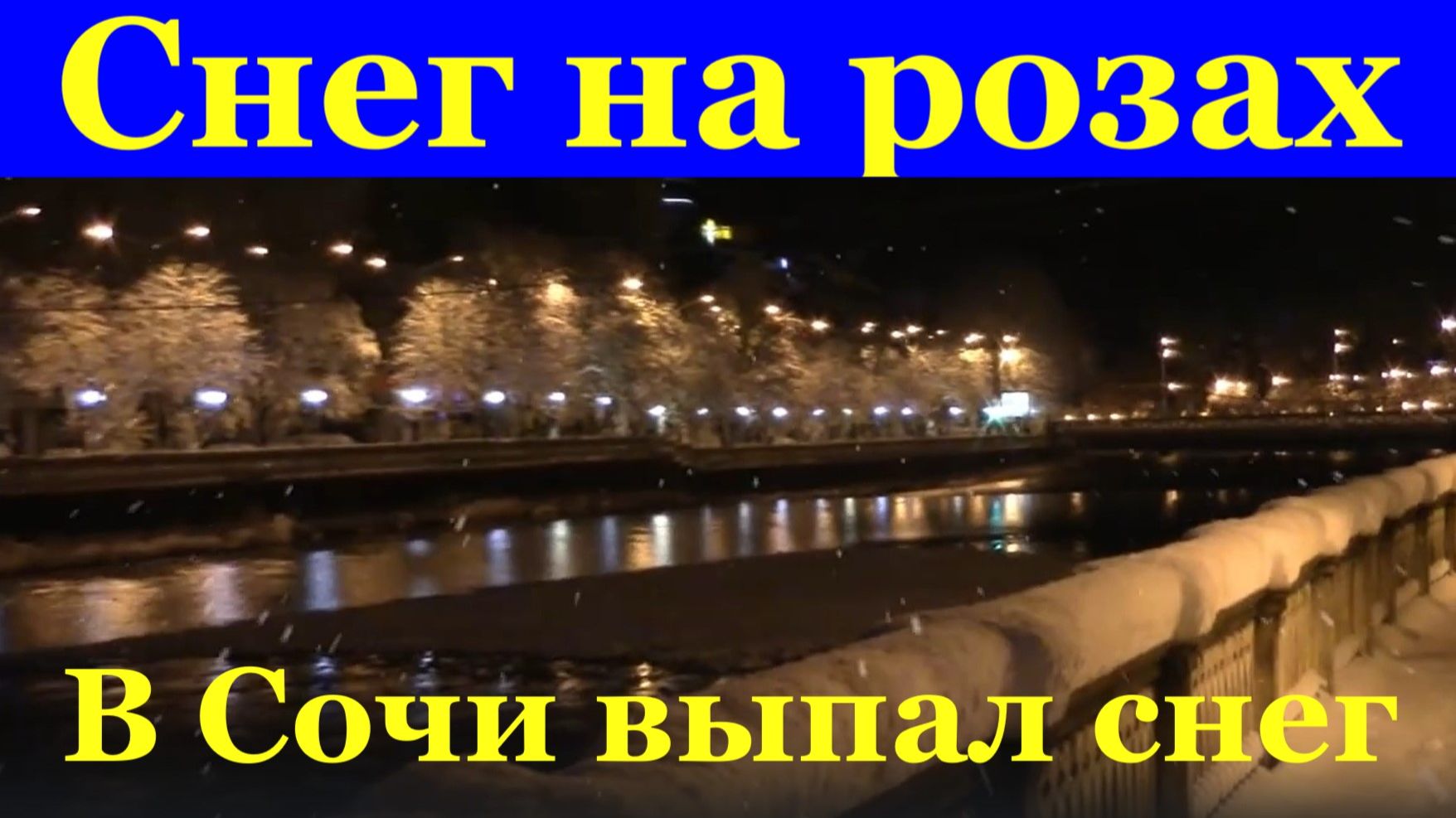 Песня Снег на розах Песни о в Сочи выпал снег