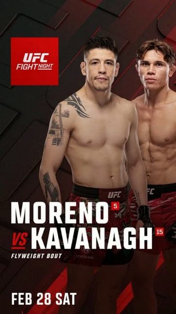 Морено VS Кавана 28.02.2026 #shorts #брэндонморено #лонэкавана #моренокавана #ufc