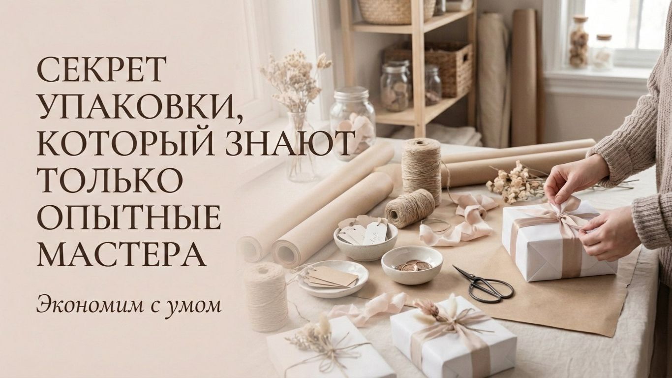Как красиво упаковать подарок ручной работы #мастеркласс #упаковкаподарка
