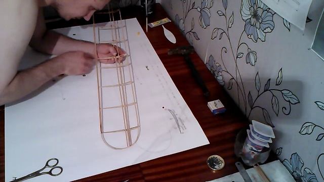 №11- 2 Этап сборки крыла.