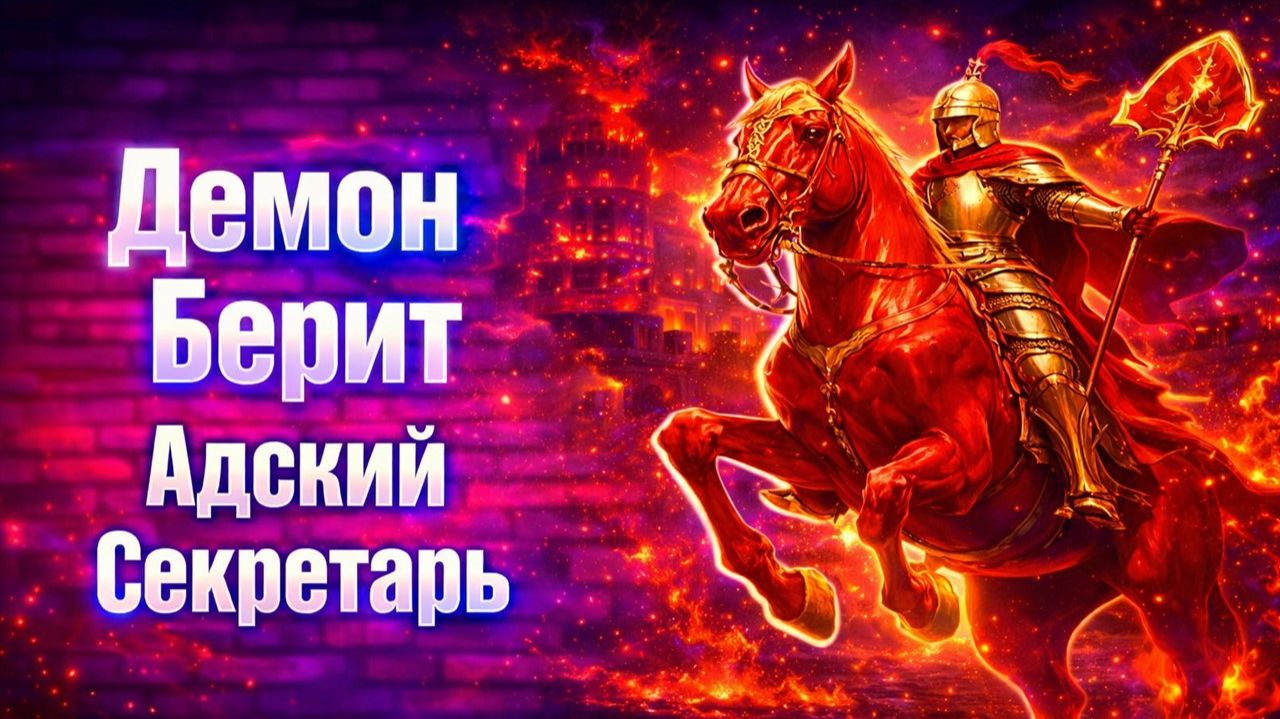 Демон Берит | Адский секретарь #демонология #демон #демоны #гоэтия #гримуар #эзотерика #магия