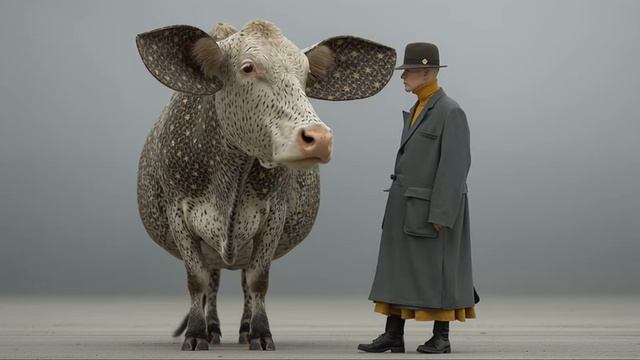 Surreal scenes with people and their creature friends-(1072p24)