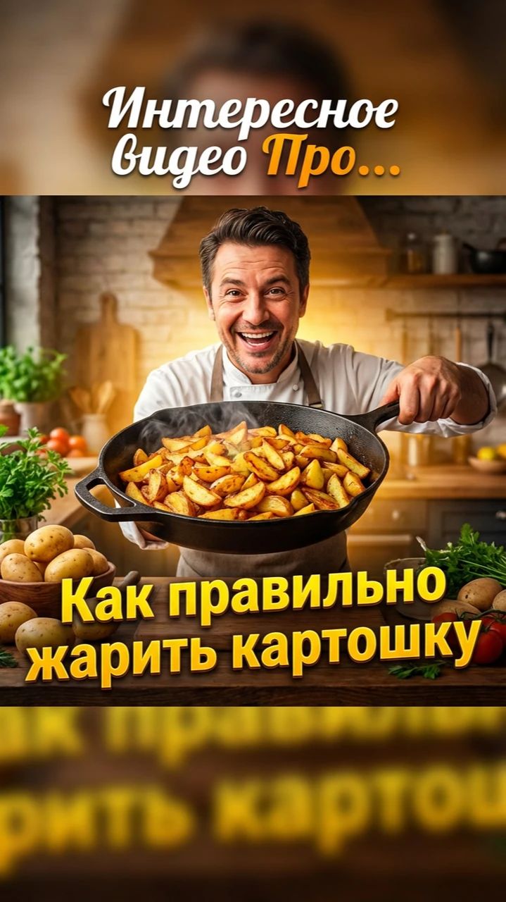 Как правильно жарить картошку_