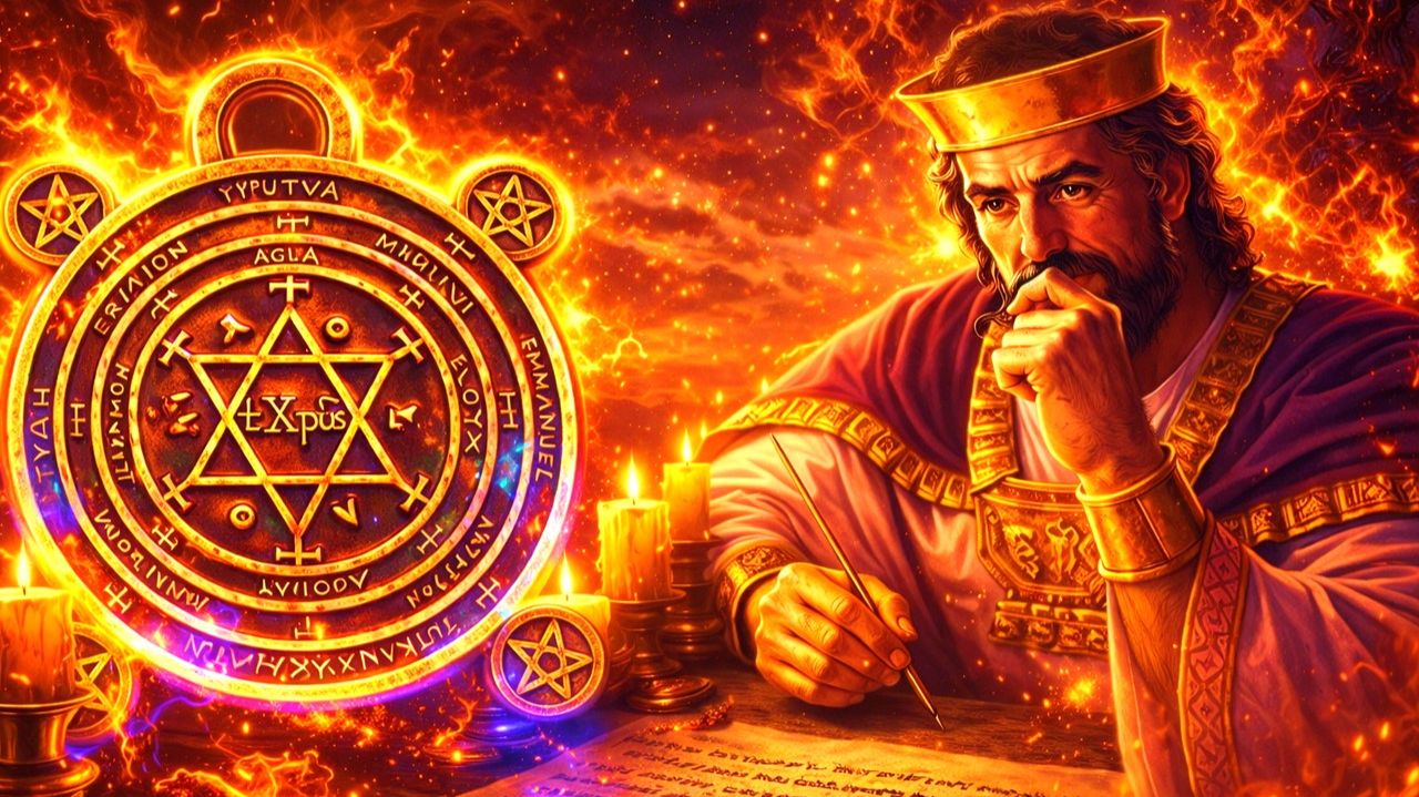 Магический Круг Соломона - защищающий от колдовства #демонология #мистика #магия #эзотерика #гоетия