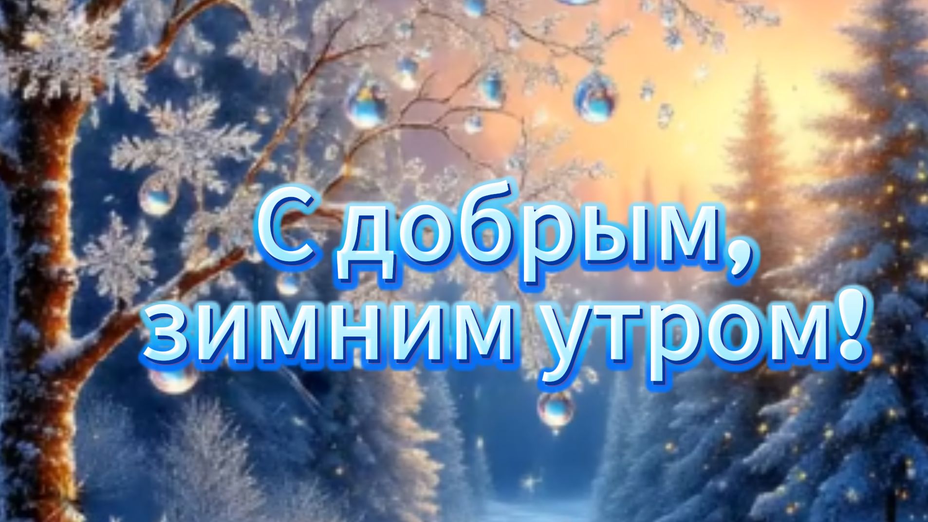 С добрым,зимним утром!