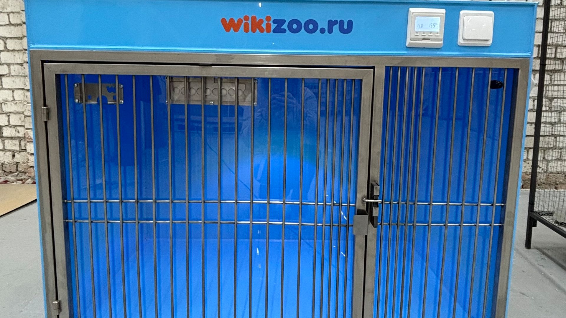 Модуль 1 клетка 1 ярус из полипропилена и нержавеющей стали