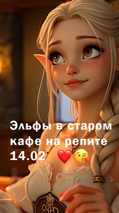 ❤️😘🥰 Эльфы в старом кафе на репите 14.02 #shorts