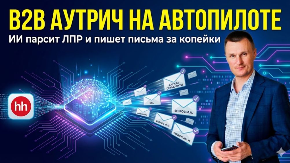 Использование ИИ в B2B продажах - автоматизация email аутрич