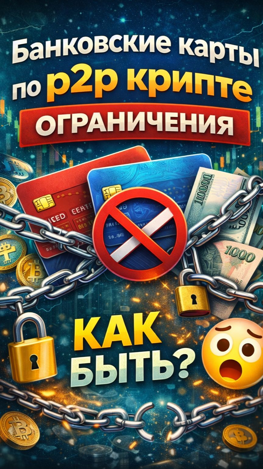 Банковские карты по п2п крипте ограничения КАК БЫТЬ?