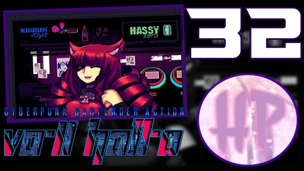 32 - УШАСТЫЙ САНТА КЛАУС! - Прохождение VA-11 Hall-A_ Cyberpunk Bartender Action