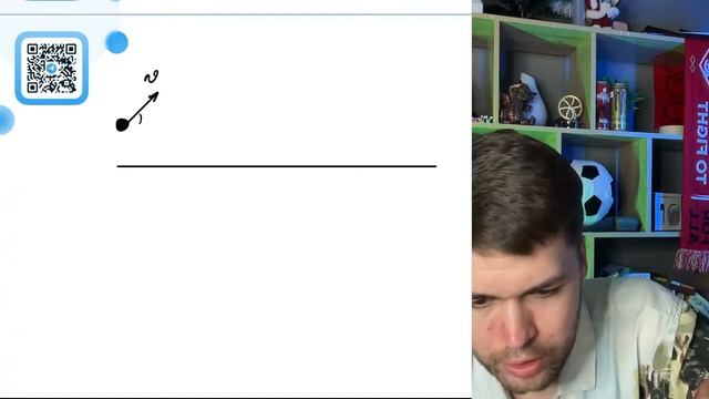 Камень брошен вверх под углом к горизонту. Сопротивление воздуха пренебрежимо мало - №37190