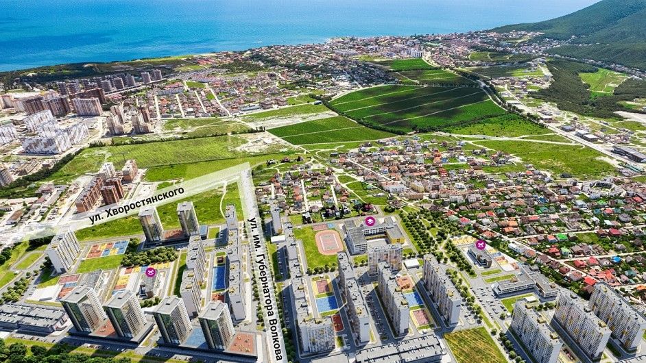 Жилой комплекс "Город у моря" в Новороссийске