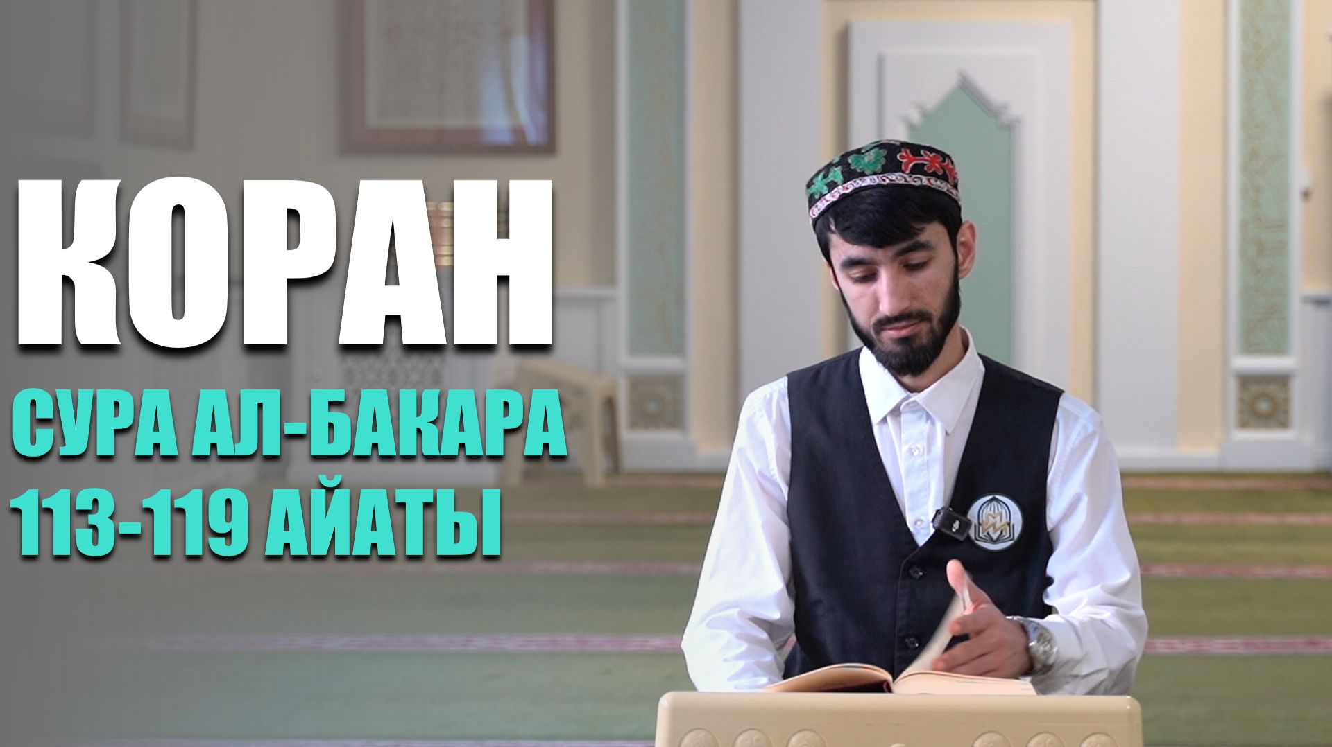 Коран в исполнении студента МИИ | Сура 2 ал-Бакара 113-119 айаты