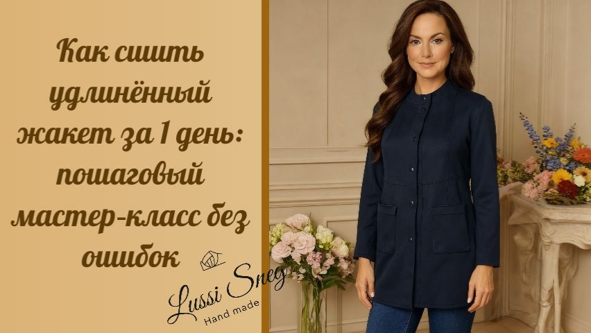 Как сшить удлинённый жакет за 1 день: пошаговый мастер‑класс без ошибок