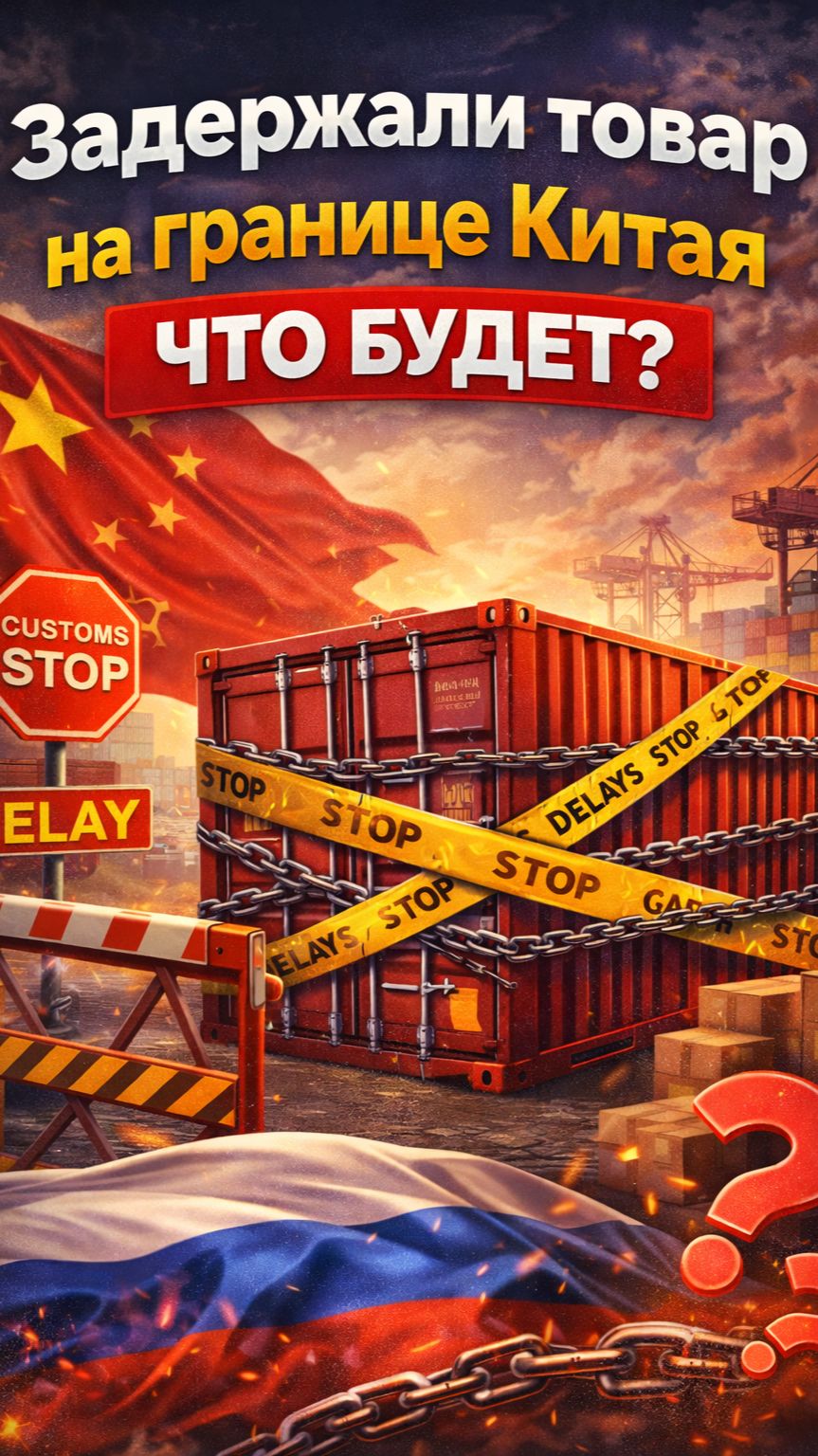 Задержали товар на границе Китая ЧТО БУДЕТ?