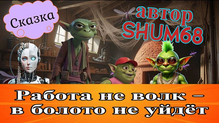 Аудиосказка «Работа не волк — в болото не уйдёт»