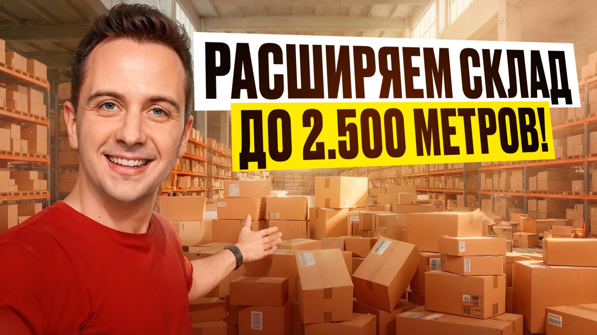Расширение склада до 2500 м² | Экскурсия + сертификат 50 000 ₽ на фулфилмент!