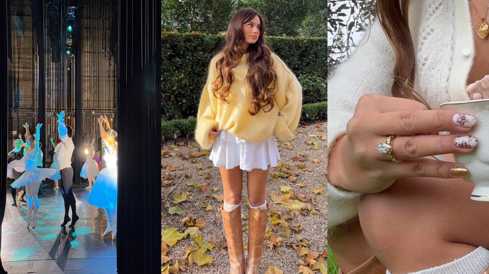 Ноябрь | предложение от парня, я в Щелкунчике, поездка на пляж