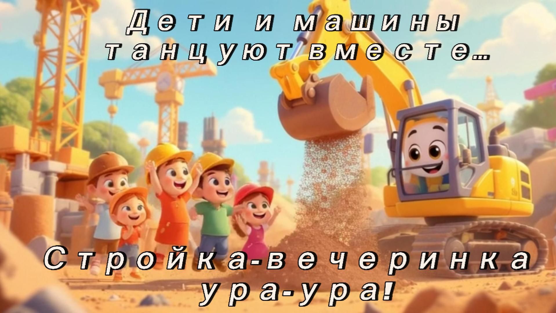 Стройка-вечеринка  |  Часть N 2. Детская песня про строительные машины |