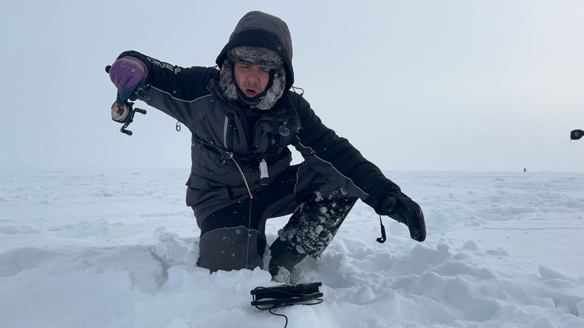 РЫБАЛКА  в ГЛУХОЗИМЬЕ!  МЕТЕЛЬ, БУРАН, РЫБАЛКА на самодельную мормышку. 2026