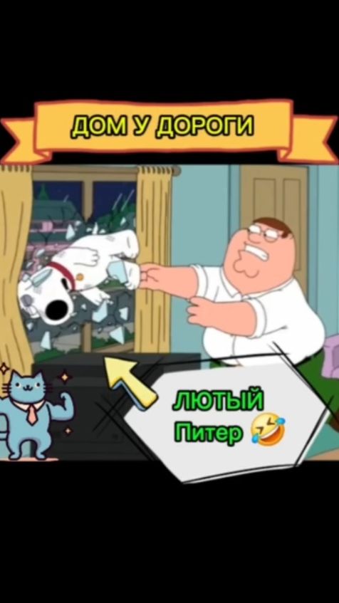 Гриффины. Дом у дороги. #топ #лайк #гриффины #юмор #familyguy