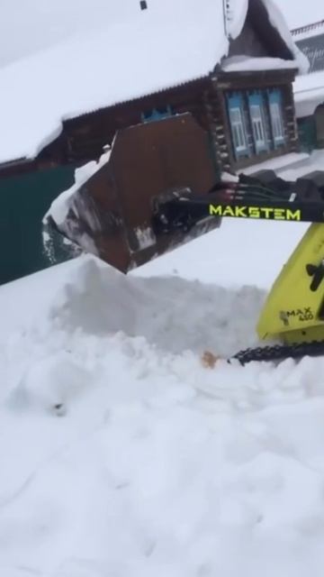 ОТЗЫВ КЛИЕНТА ИЗ ДЕРЕВНИ, КЛИЕНТ СДЕЛАЛ СЕБЕ ОГРОМНЫЙ КОВШ, УБОРКА СНЕГА В СЕЛЕ ТЕХНИКОЙ, СПЕЦТЕХНИК