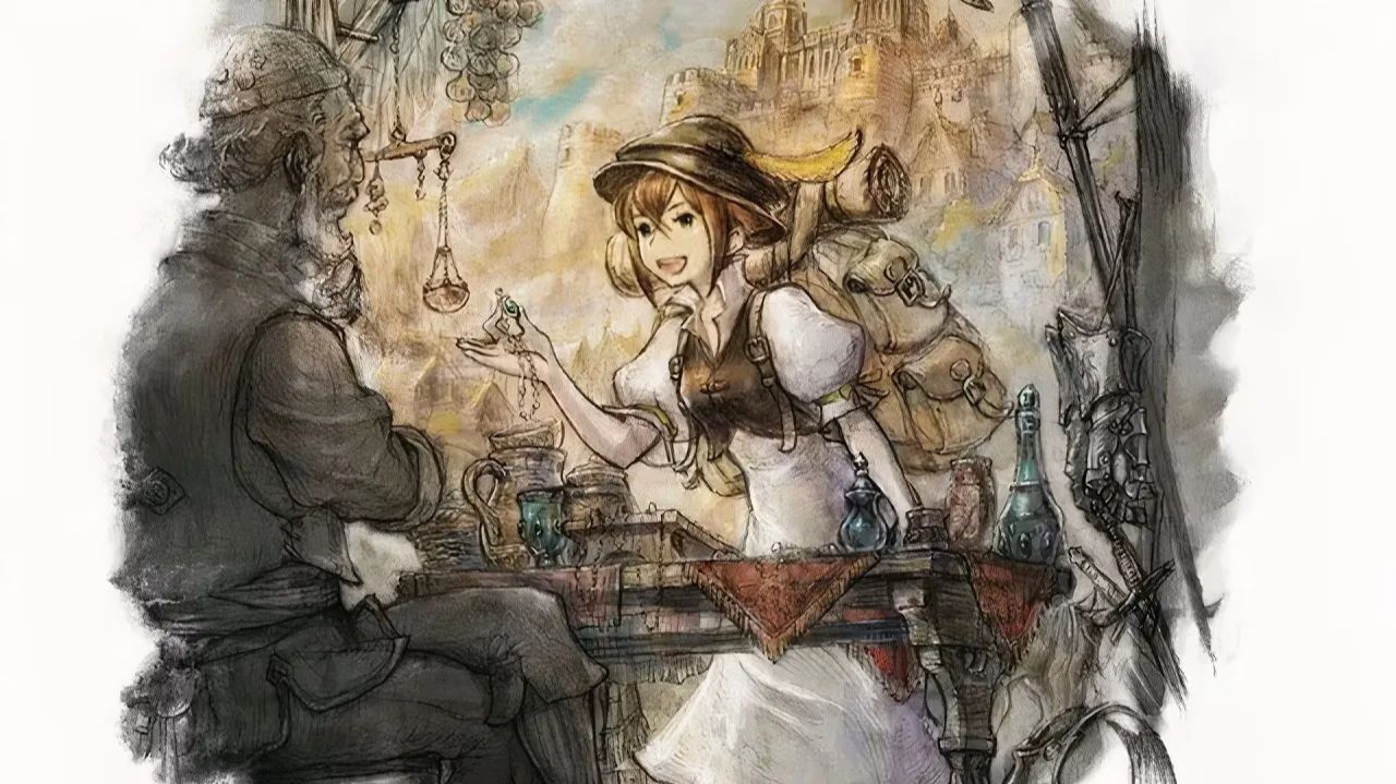 Octopath Traveler [RUS, без комментариев]. Часть 2: Тесса - прирожденный купец.