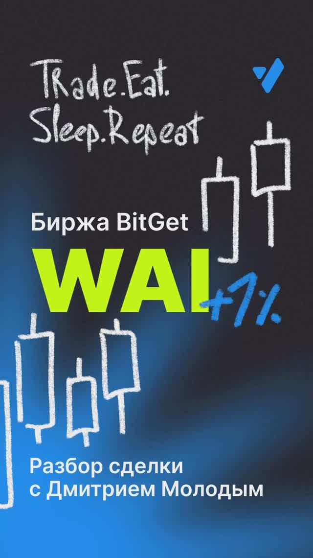 Монет WAI сбор прострелов в стакане (Bitget)